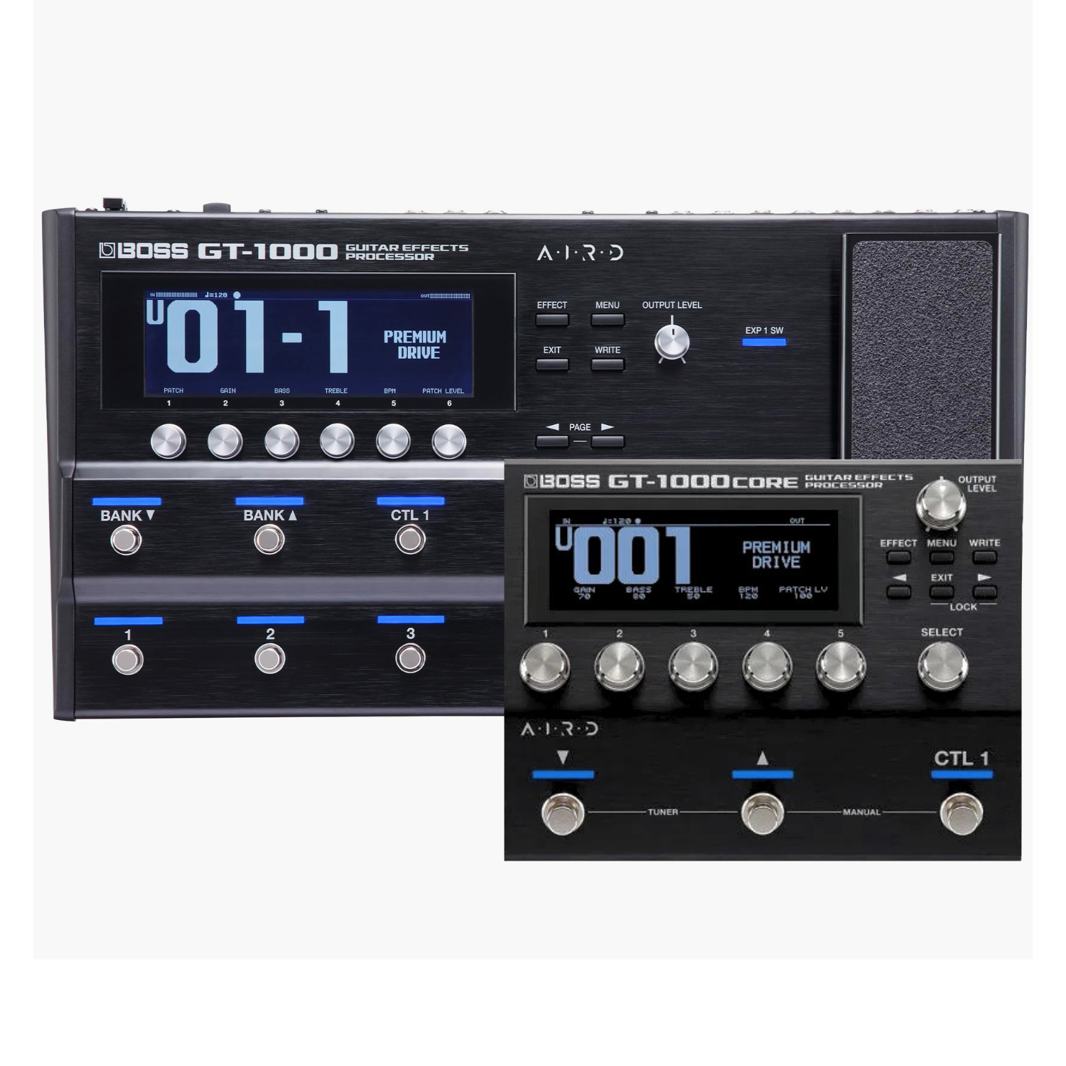 BOSS GT-1000 and GT-1000 CORE preset and IR Liveplayrock