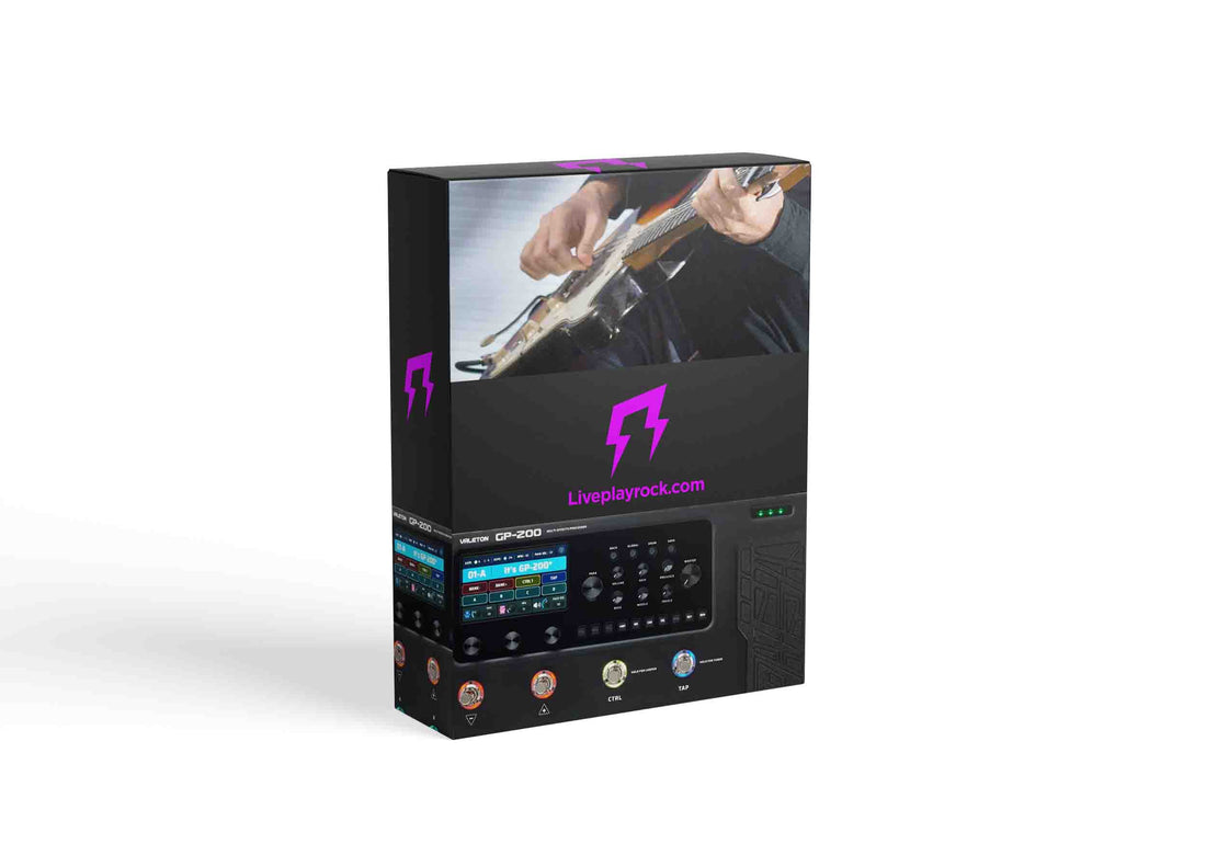 Bryan Adams style Valeton GP-200 Liveplayrock guitar presets and IR