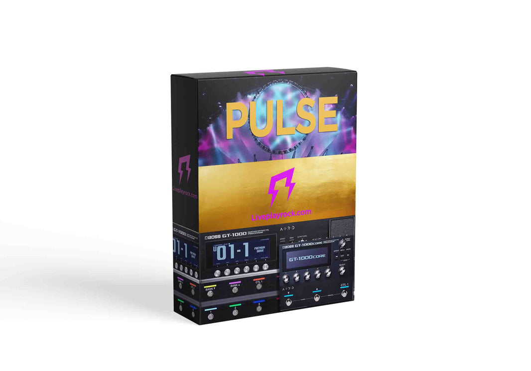 BOSS GT-1000 and GT-1000 CORE preset and IR Liveplayrock