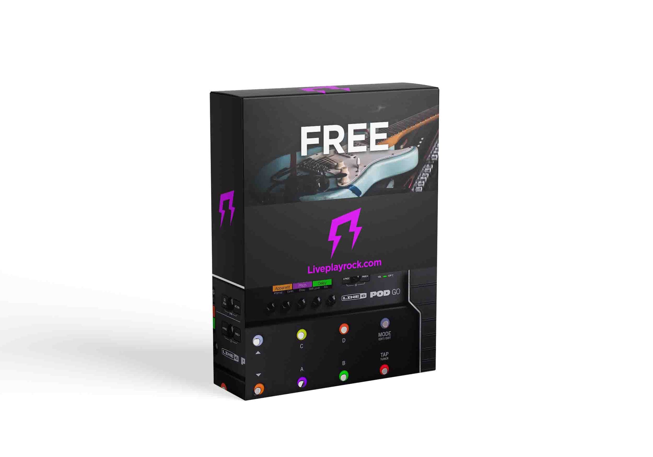 Pod Go Line 6 Free rock lead preset and impulse by Liveplayrock